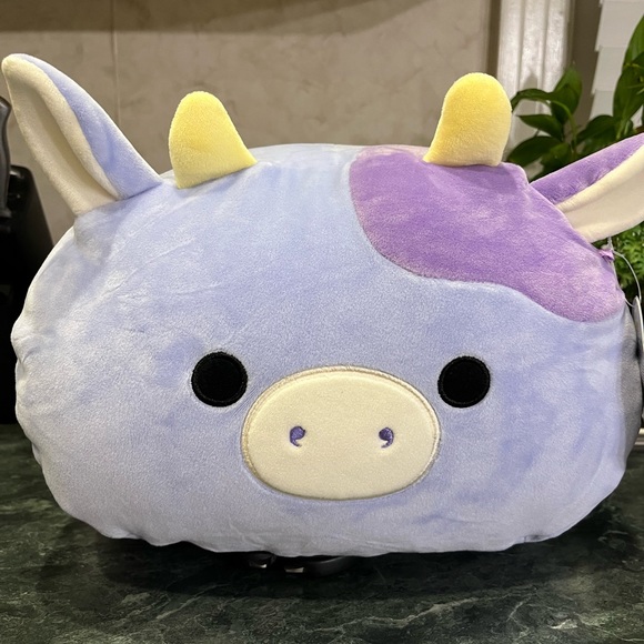 Squishmallows | Toys | Nwt Squishmallow Bubba The Cow Stackable 2 ...